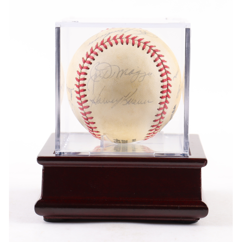 Baseball Old Timers ONL Baseball Signed by (12) with Joe DiMaggio ...