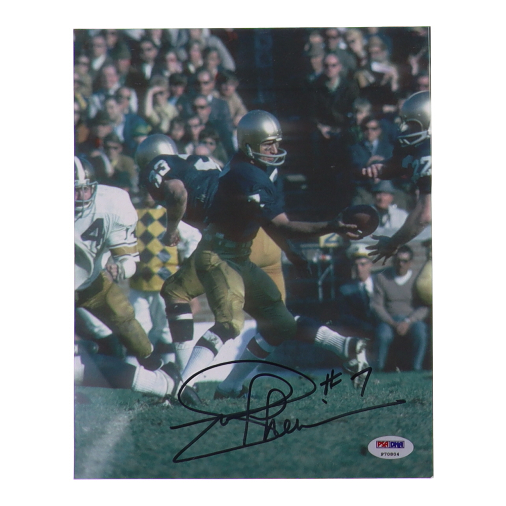 Joe Theismann Signed Notre Dame Fighting Irish 8x10 Photo (PSA ...