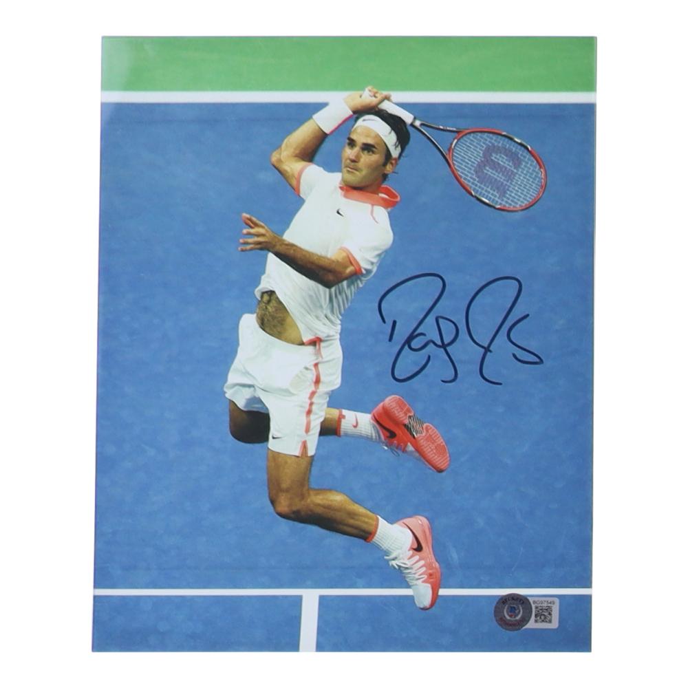 Roger Federer Signed 8x10 Photo (Beckett) | Pristine Auction
