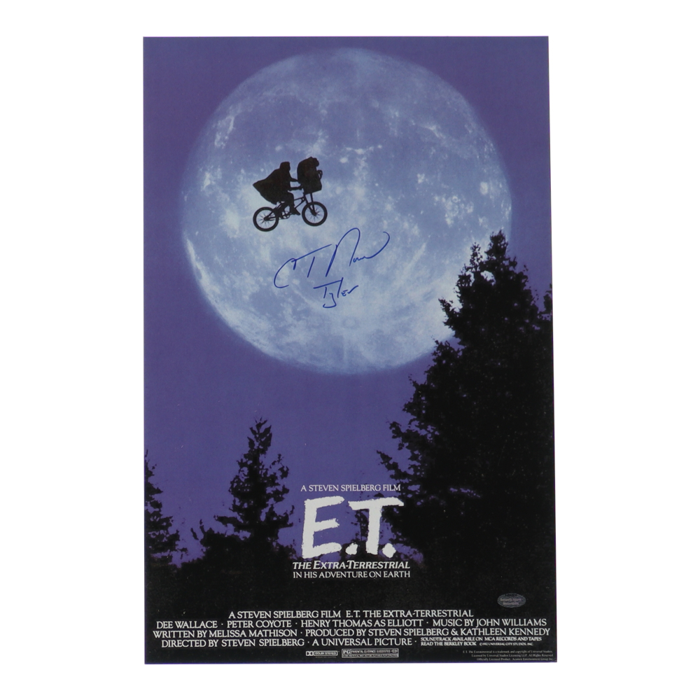 C. Thomas Howell Signed "E.T." 11x17 Movie Poster Photo Inscribed ...