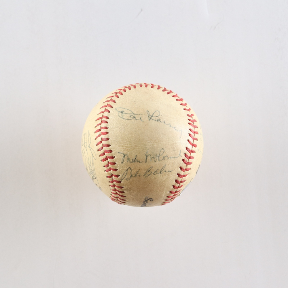 1962 Giants Baseball Signed by (14) with Willie McCovey, Orlando Cepeda ...