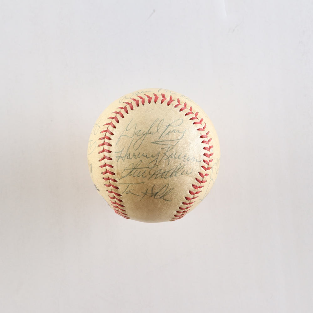 1962 Giants Baseball Signed by (14) with Willie McCovey, Orlando Cepeda ...