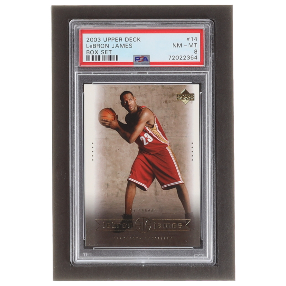LeBron James 2003 Upper Deck LeBron James Box Set #14 / On Parade (PSA ...
