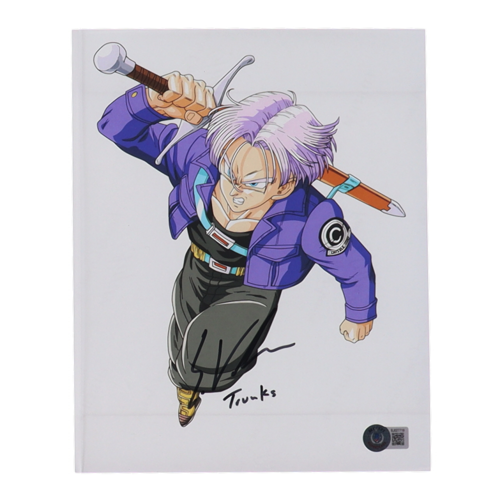 Eric Vale Signed "Dragon Ball" 8x10 Photo Inscribed "Trunks" (Beckett ...