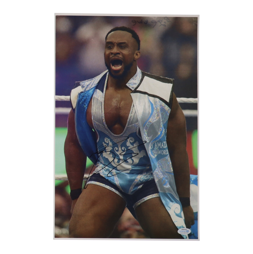Big E Signed WWE 11x17 Photo (ACOA) | Pristine Auction