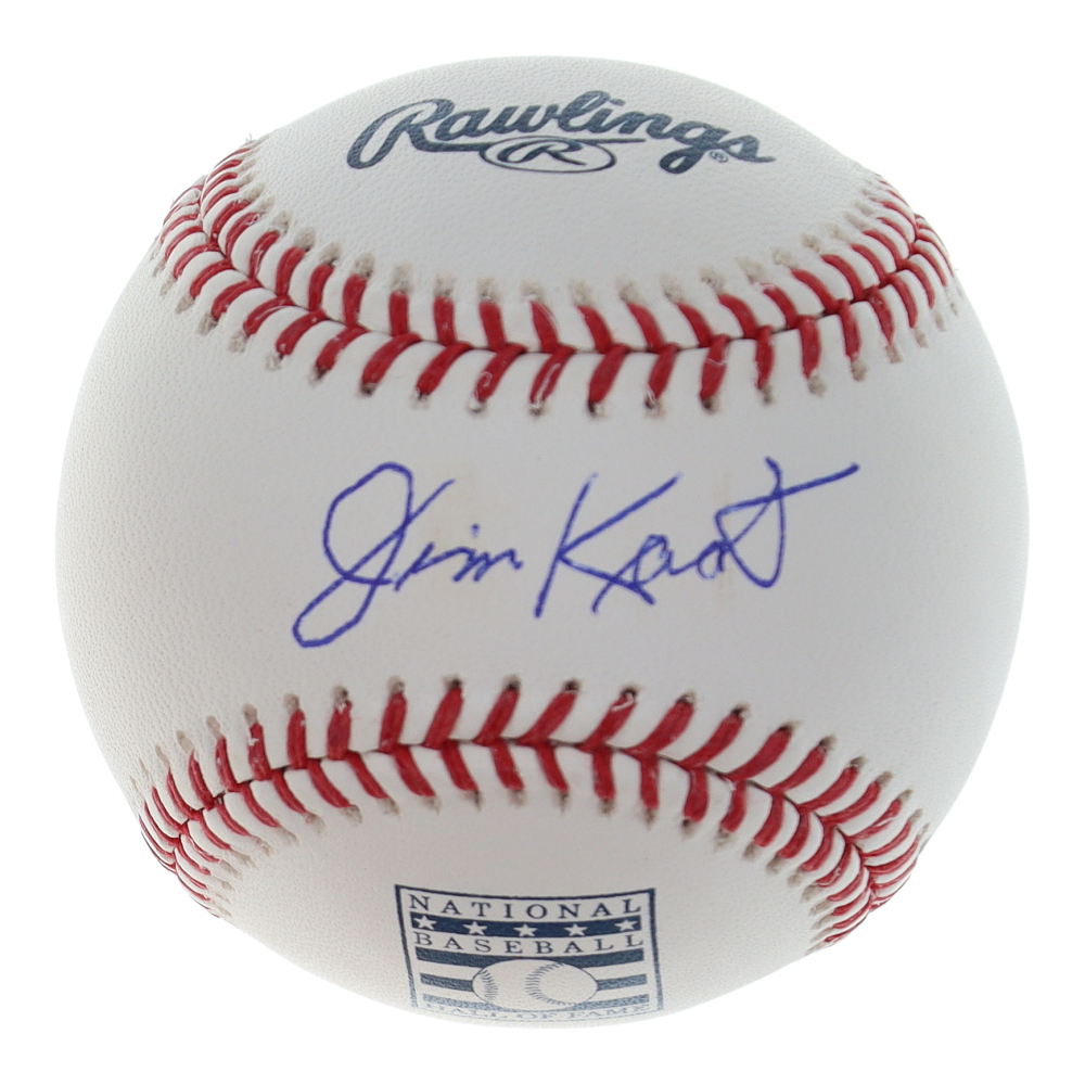 Jim Kaat Signed Hall of Fame Logo Baseball (JSA) | Pristine Auction