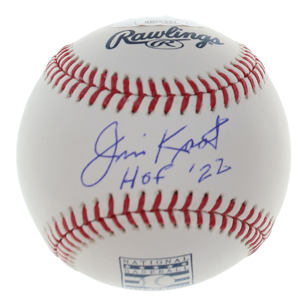Jim Kaat Signed Hall of Fame Logo Baseball Inscribed "HOF 2022" (JSA ...