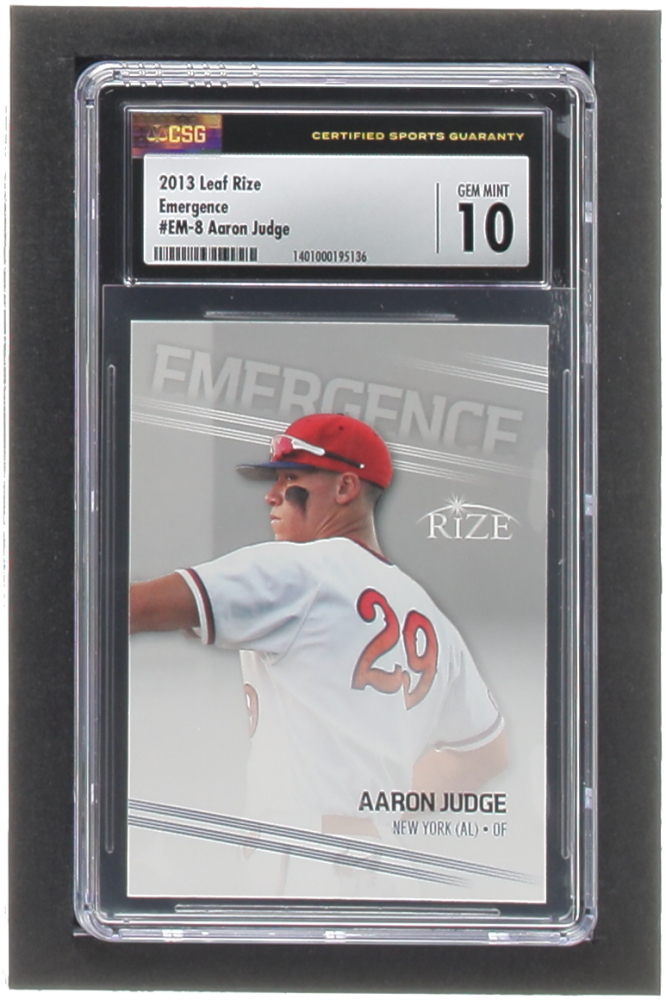 Aaron Judge 2013 Rize Draft Emergence #8 (CSG 10) | Pristine Auction