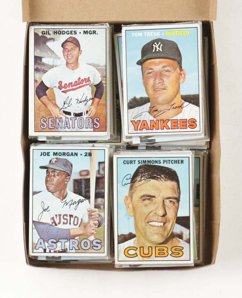 1967 Topps Baseball Cello Fun Pack Vending Box with (20) Packs ...