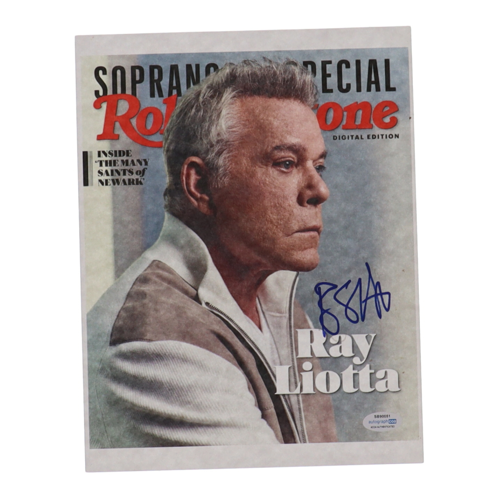 Ray Liotta Signed "The Many Saints of Newark" 8x10 Photo (ACOA ...