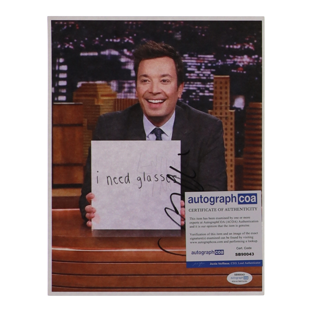 Jimmy Fallon Signed 8x10 Photo (ACOA) | Pristine Auction