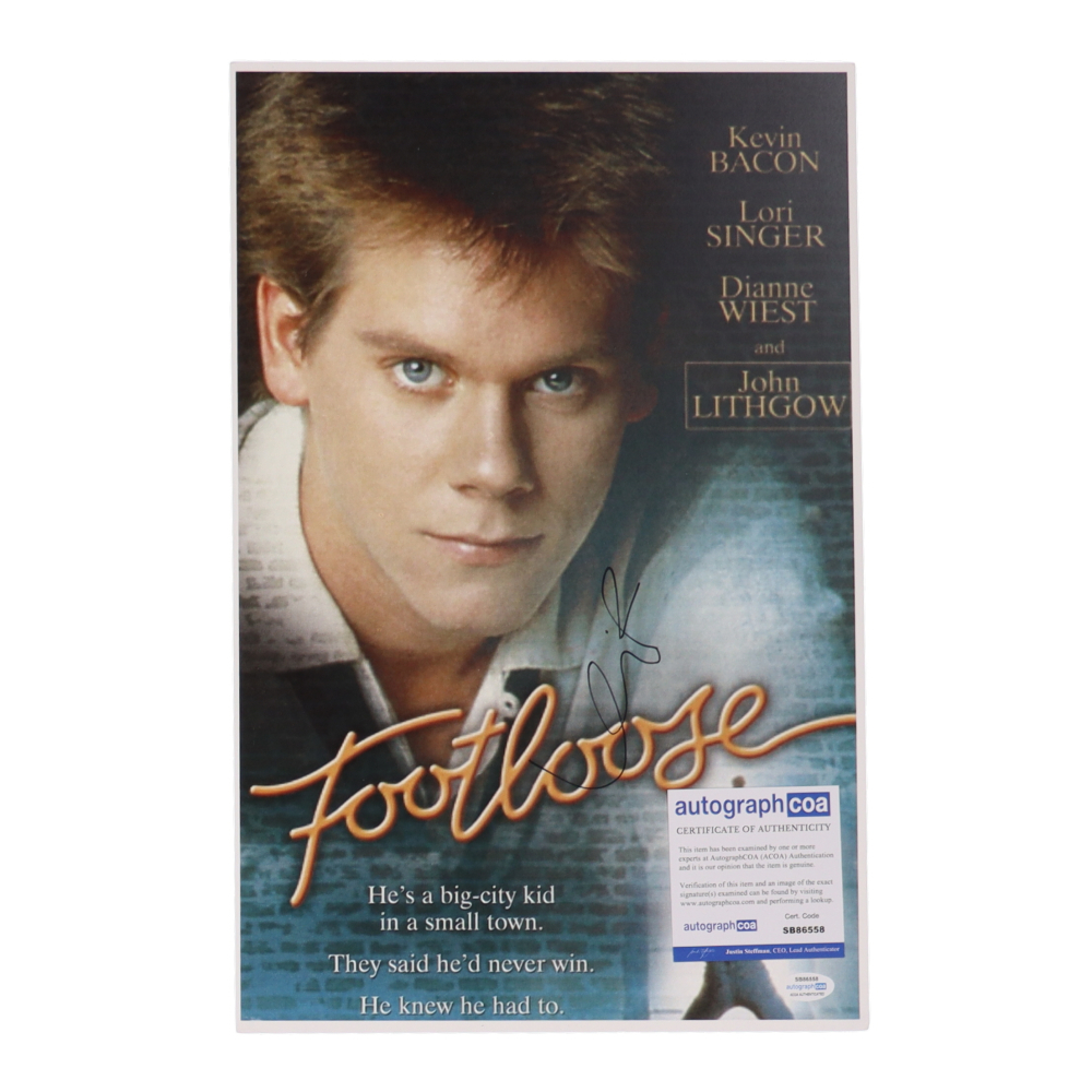 Kevin Bacon Signed "Footloose" 11x17 Photo (AutographCOA) | Pristine ...