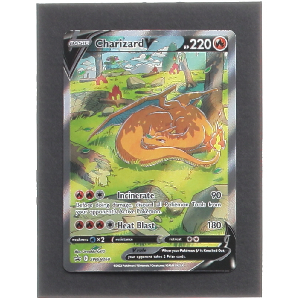 Charizard V Pokemon 2022 Sword & Shield Promo SWSH#260 | Pristine Auction