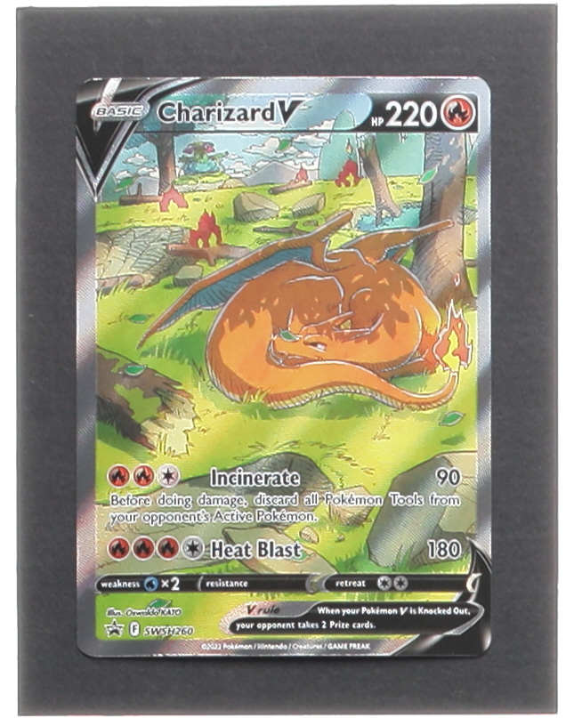 Charizard V Pokemon 2022 Sword & Shield Promo SWSH#260 | Pristine Auction