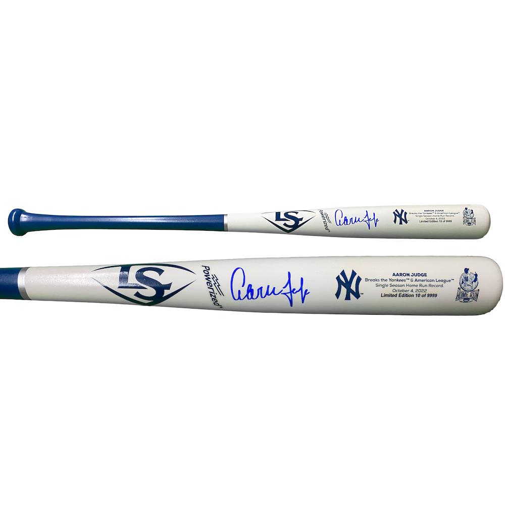 Aaron Judge Signed Home Run Record Commemorative LE Bat (Fanatics ...