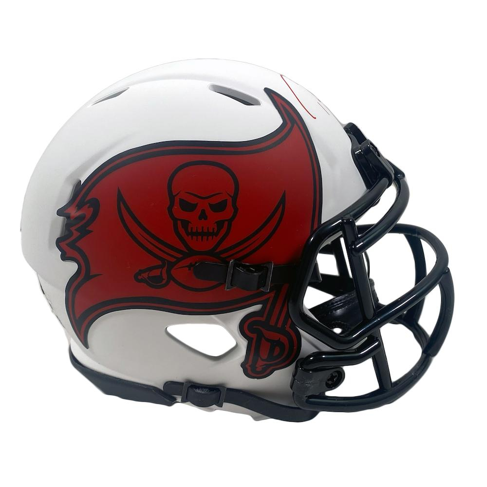 Tom Brady Signed Tampa Bay Buccaneers Lunar Eclipse Mini Helmet ...
