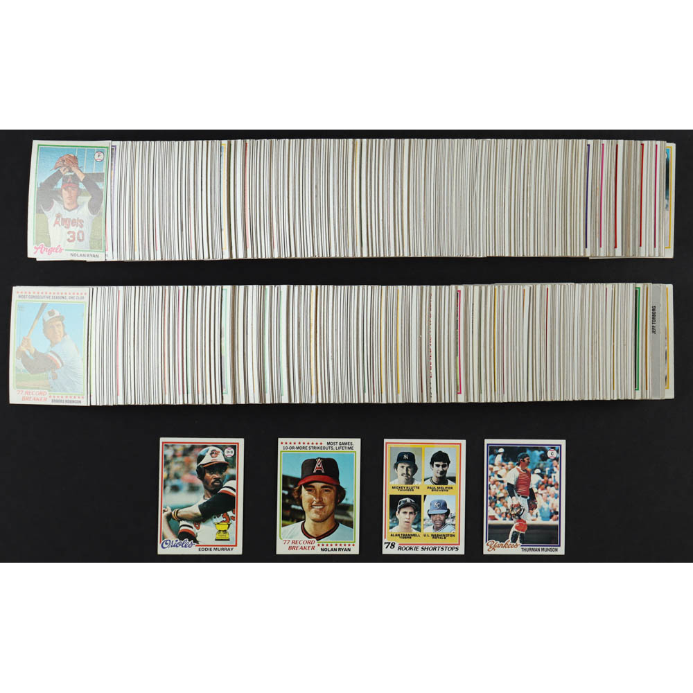 1978 Topps Baseball Complete Set of (726) Cards with Eddie Murray #36 ...