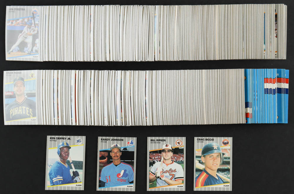 1989 Fleer Baseball Complete Set Of (660) Cards With Bill Ripken #616