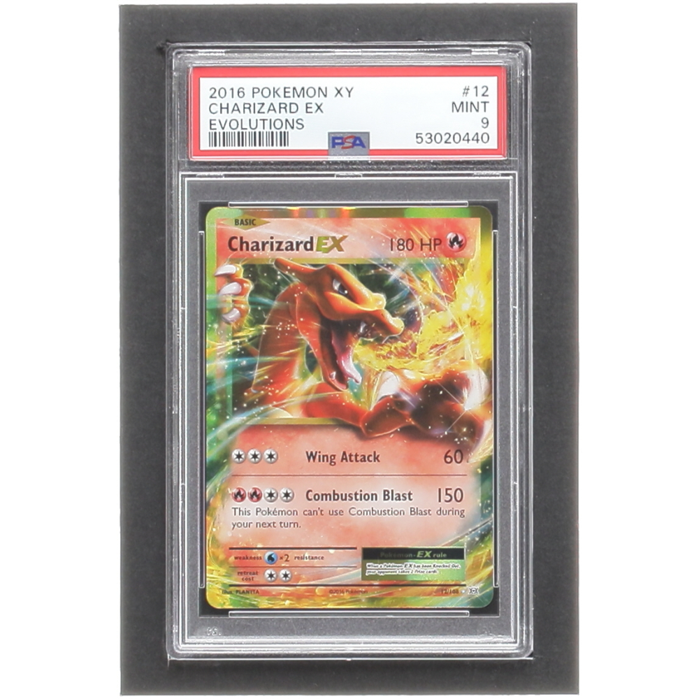 Charizard EX 2016 Pokemon Evolutions #12 (PSA 9) | Pristine Auction