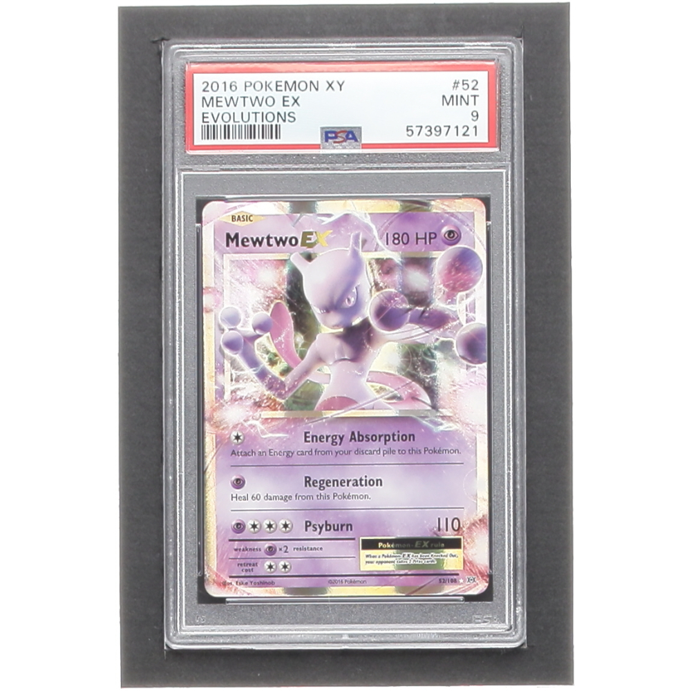 Mewtwo EX 2016 Pokemon Evolutions #52 (PSA 9) | Pristine Auction