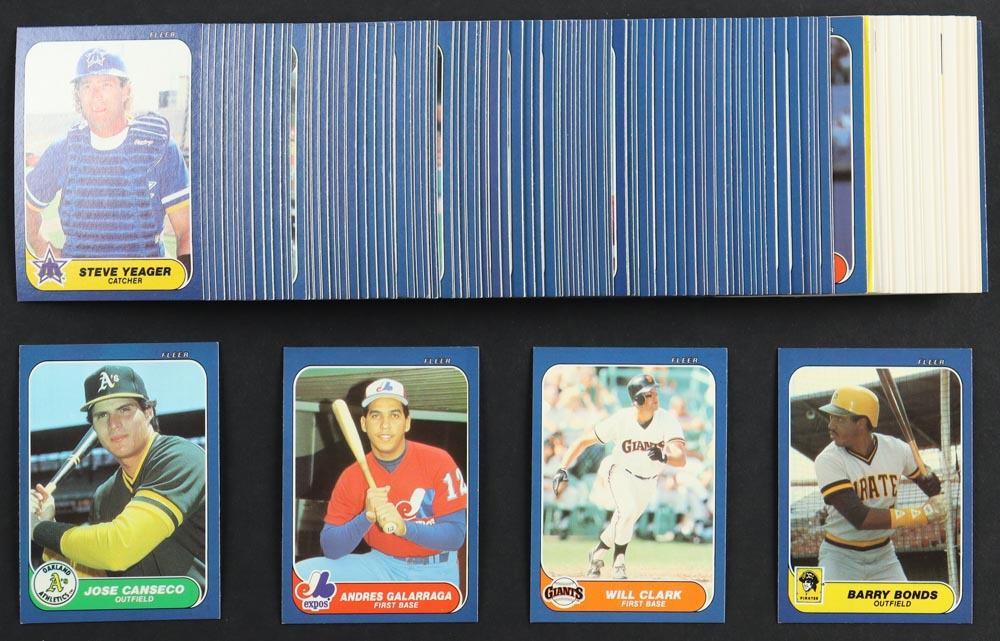 1986 Fleer Update Complete Set of (132) Baseball Cards with Jose ...