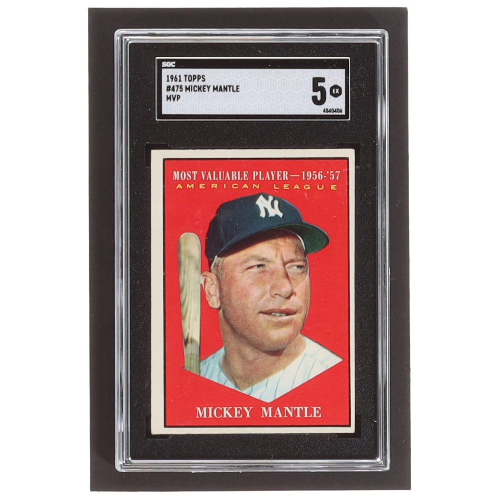Mickey Mantle 1961 Topps #475 MVP (SGC 5) | Pristine Auction