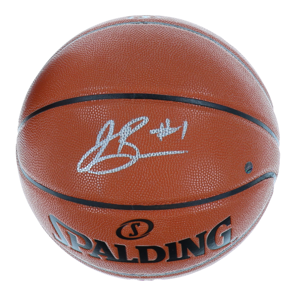 Jalen Brunson Signed NBA Game Ball Series Basketball (Steiner ...
