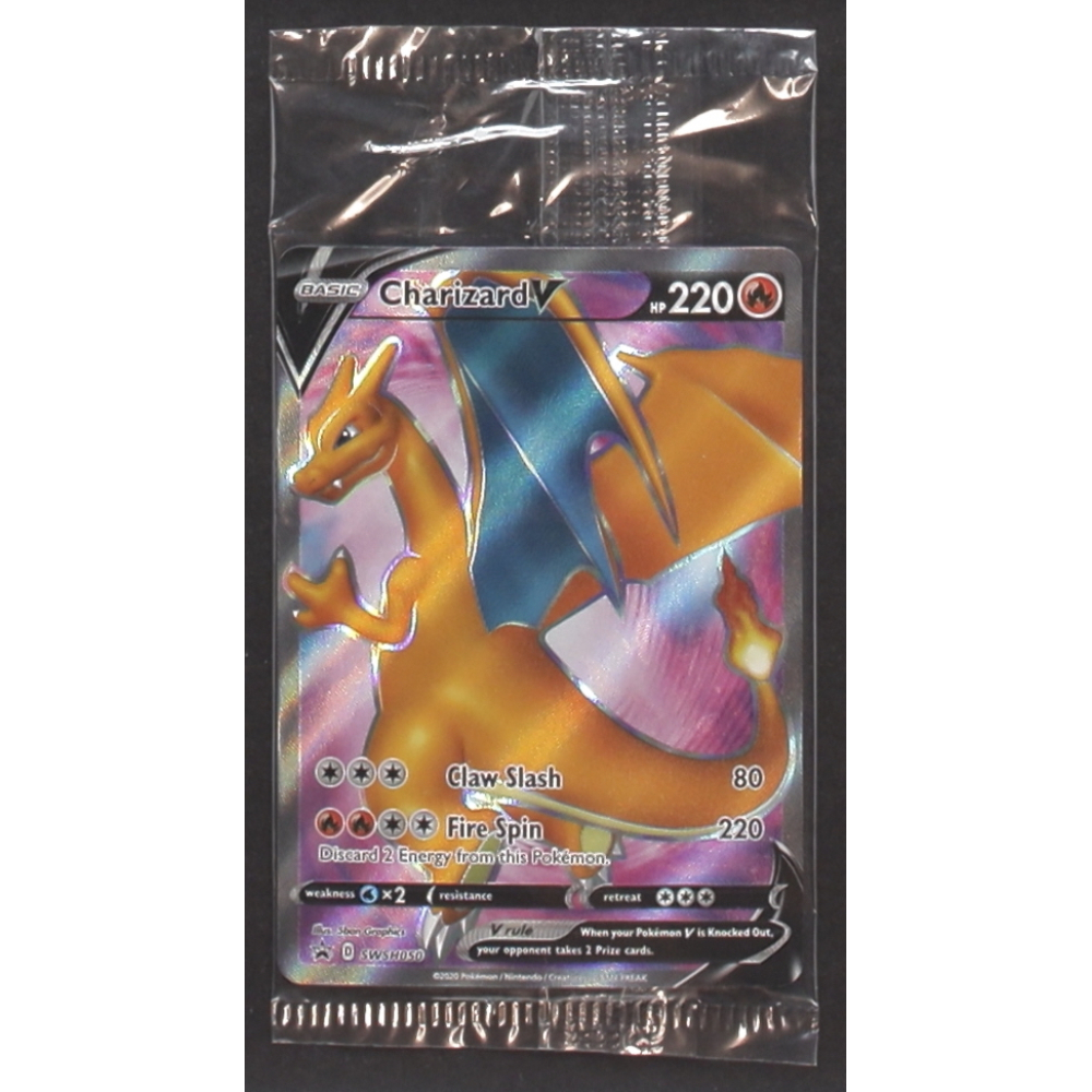 Charizard V 2020 Pokemon Sword & Shield Champion's Path #SWSH050 Holo ...