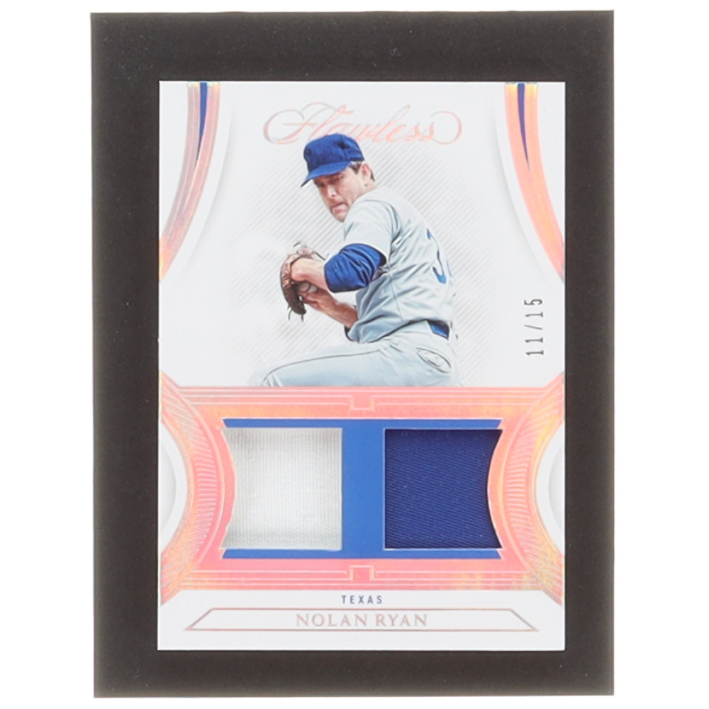 Nolan Ryan 2022 Panini Flawless Dual Patches #37 #11/15 | Pristine Auction