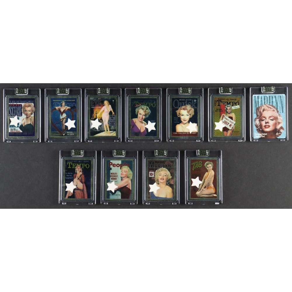 Complete Set of (11) Marilyn Monroe Chromium Trading Cards with ...