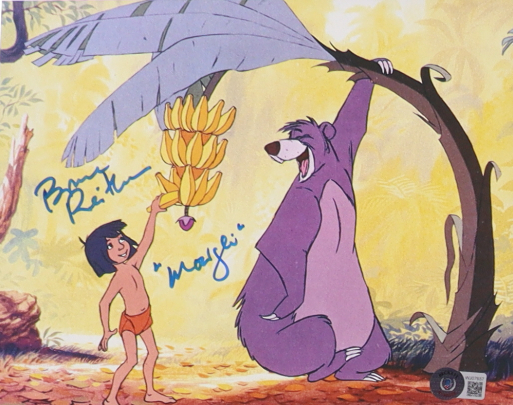 Bruce Reitherman Signed "The Jungle Book" 8x10 Photo Inscribed "Mowgli ...