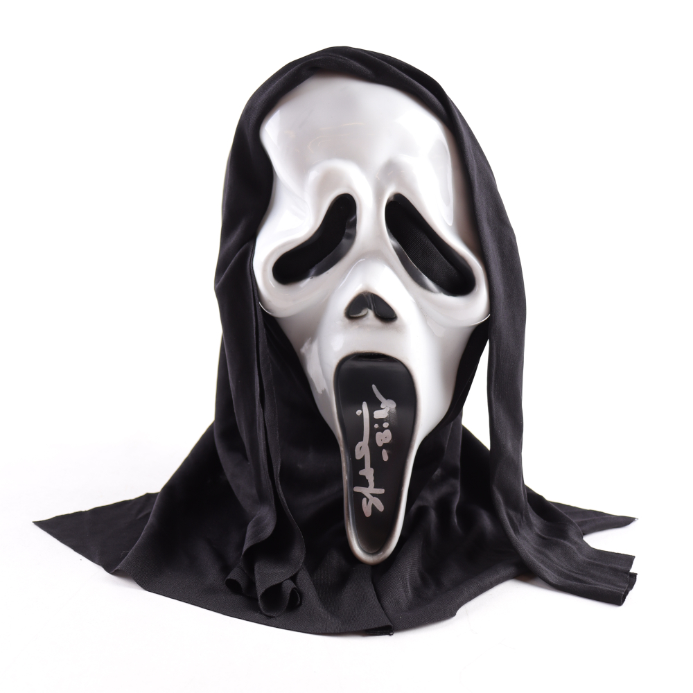 Skeet Ulrich Signed "Scream" Ghostface Mask Inscribed "Billy" (JSA ...