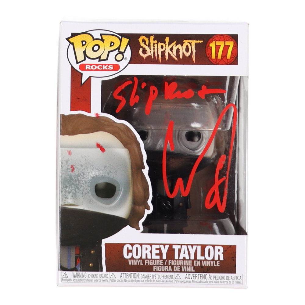 Corey Taylor Signed "SlipKnot" #177 Corey Taylor Funko Pop! Vinyl ...