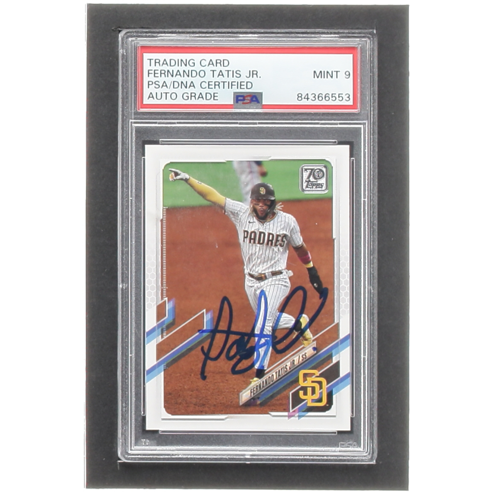 Fernando Tatis Jr. Signed 2021 Topps #1 (PSA | Autograph Graded PSA 9 ...