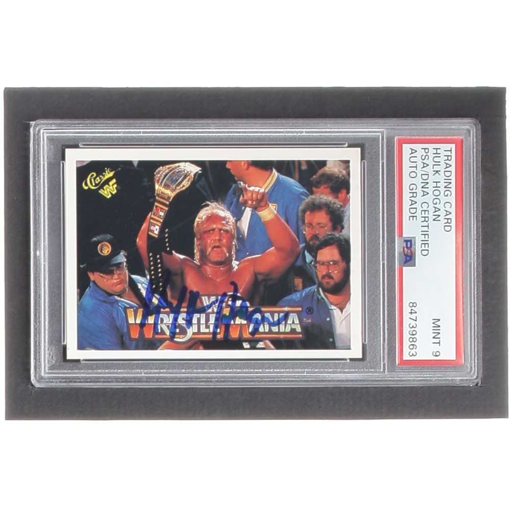Hulk Hogan Signed 1990 Classic WWF History of WrestleMania #11 (PSA ...