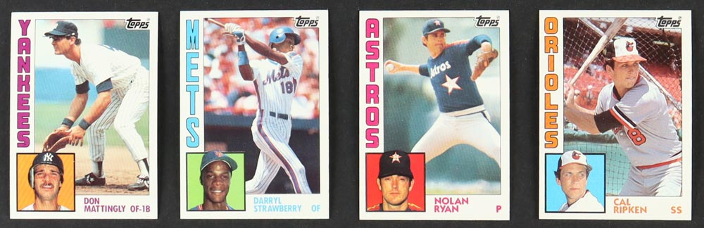 1984 Topps Baseball Complete Set of (792) Cards with Don Mattingly #8 ...