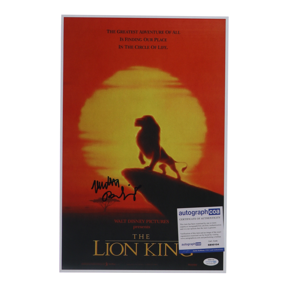 Matthew Broderick Signed "The Lion King" 11x17 Photo (AutographCOA ...