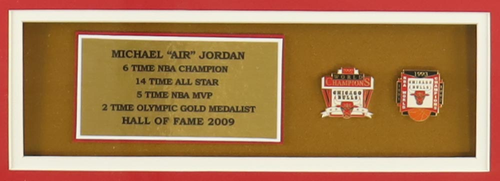 Michael Jordan Bulls Custom Framed Jersey Display with 1992-93 NBA ...