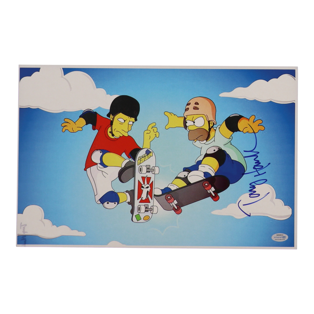 Tony Hawk Signed "The Simpsons" 11x17 Photo (AutographCOA) | Pristine ...