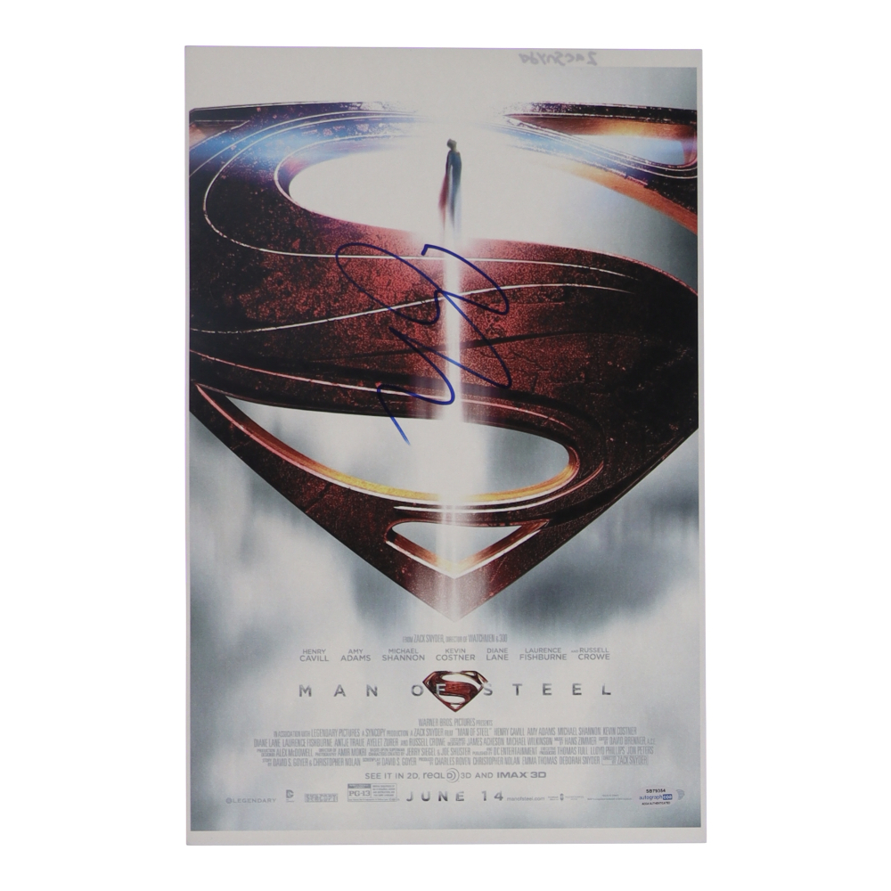 Zack Snyder Signed "Man of Steel" 11x17 Photo (AutographCOA) | Pristine ...