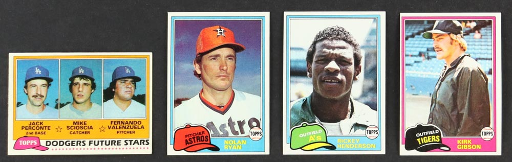 1981 Topps Baseball Complete Set of (726) Cards with Jack Perconte ...