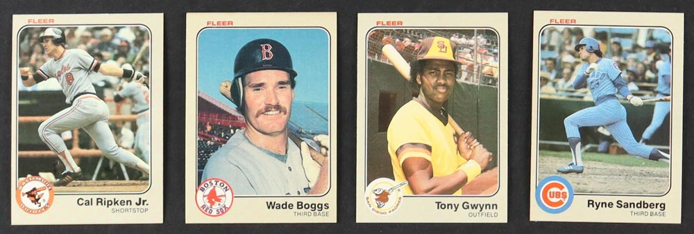 1983 Fleer Baseball Complete Set Of (660) Cards With Tony Gwynn #360 Rc