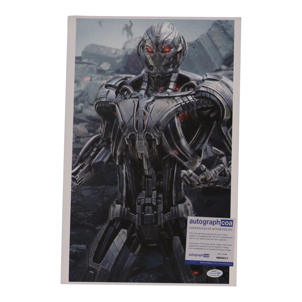 James Spader Signed "Avengers: Age of Ultron" 11x17 Photo (AutographCOA ...