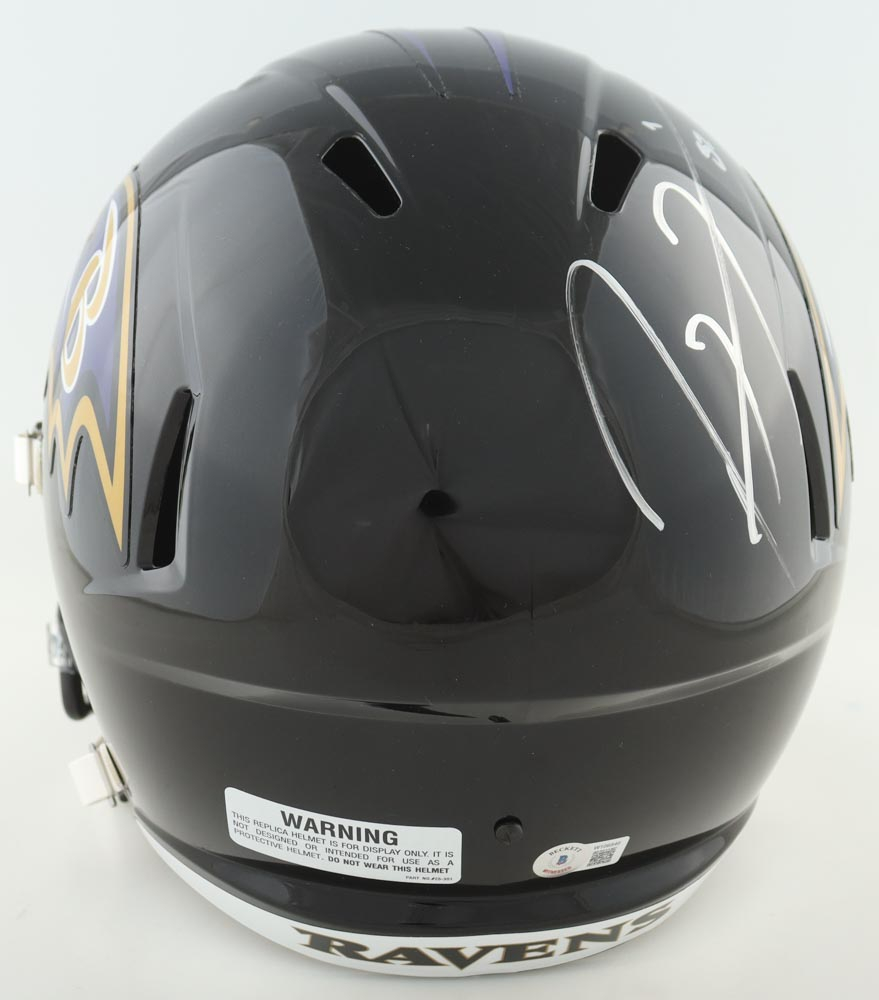 Ray Lewis Signed Ravens Full-Size Speed Helmet (Beckett) | Pristine Auction