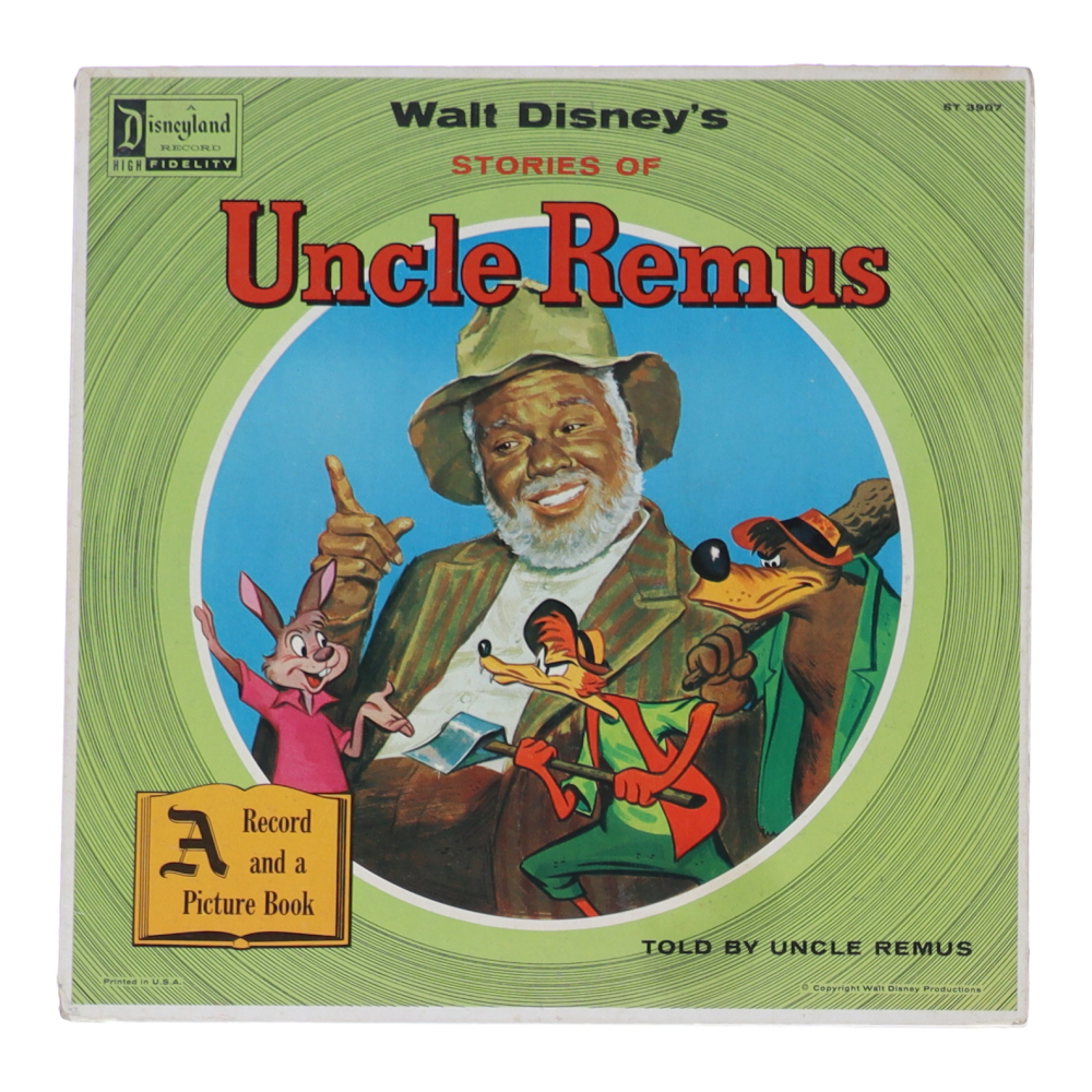 1957 Disney Vintage "Stories of Uncle Remus" LP Vinyl Record Album with ...