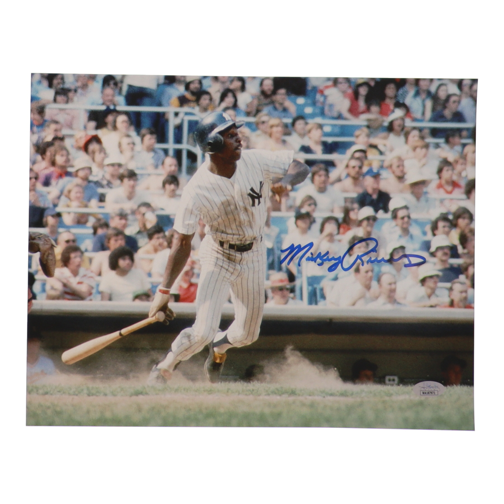 Mickey Rivers Signed 11x14 Photo (JSA) | Pristine Auction