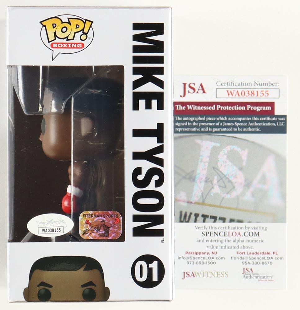Mike Tyson "Mike Tyson" #01 Funko Pop! Vinyl Figure (JSA & Fiterman ...