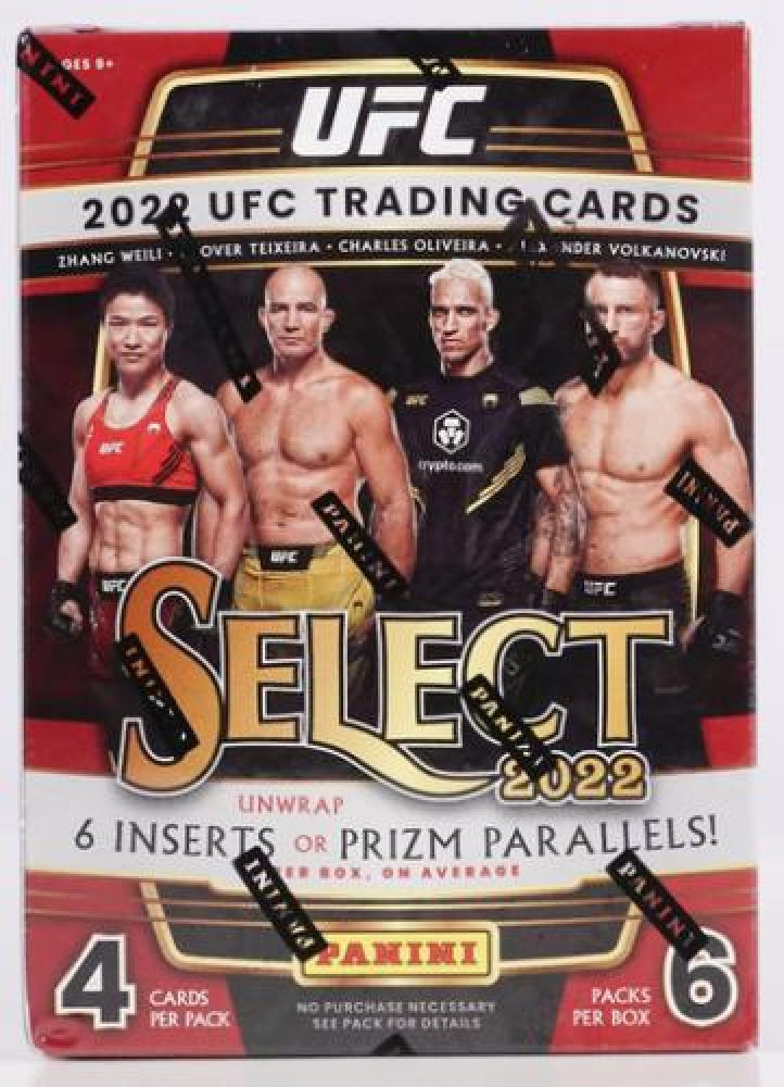 2022 Panini Select UFC Blaster Box with (6) Packs | Pristine Auction
