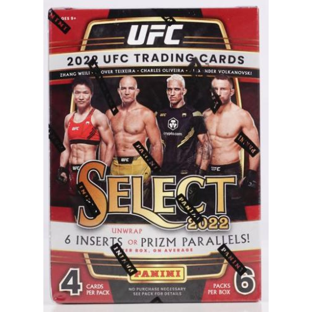 2022 Panini Select UFC Blaster Box with (6) Packs | Pristine Auction