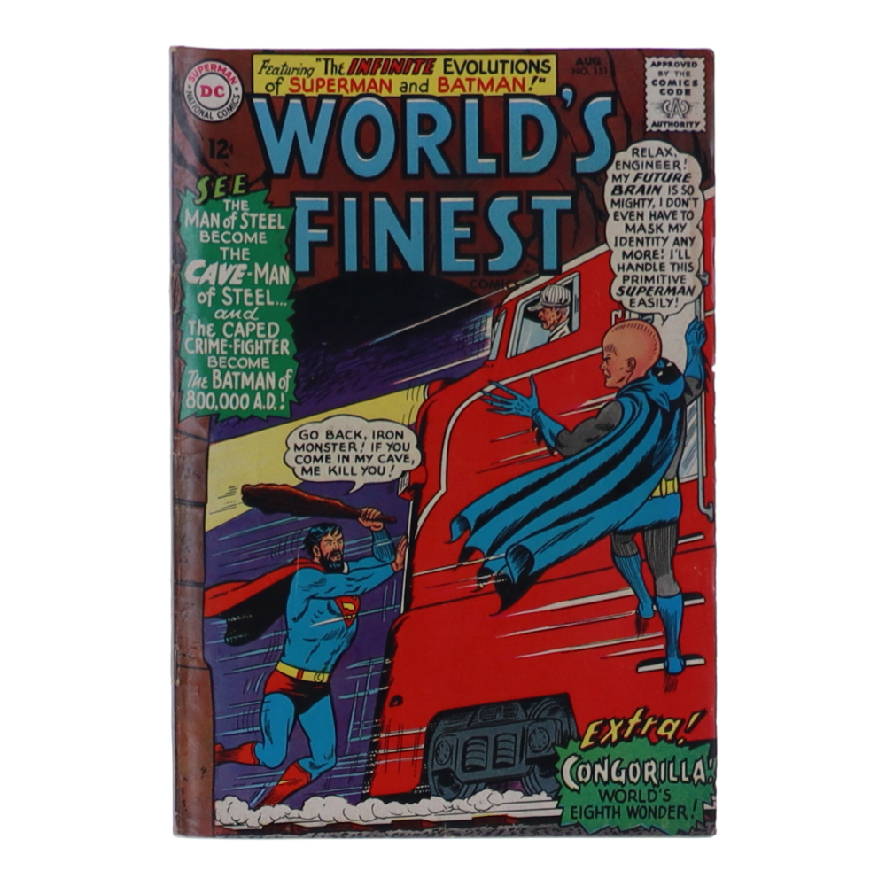 1965 "World's Finest Comics" Issue #151 DC Comic Book | Pristine Auction